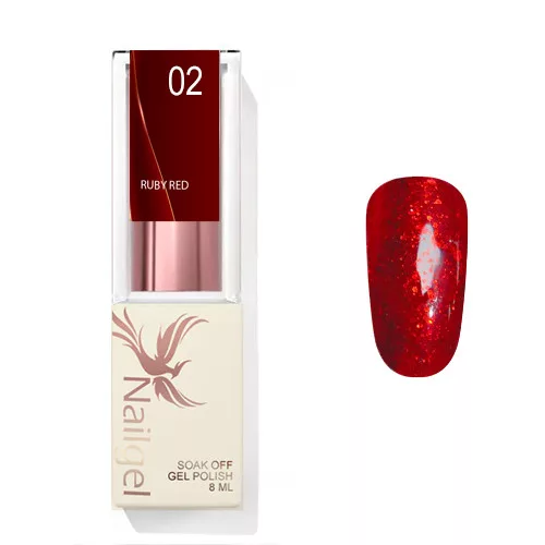 Ruby Red 002 gél lakk 8 Ml | Nailgel
